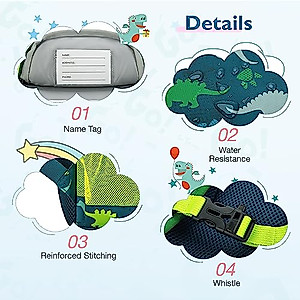 mommore Small Backpack for Kids, Dinosaur Toddler Boys Backpack Kindergarten Bookbag for Students Preschool Backpack for Children with Chest Strap Water Resistant, green