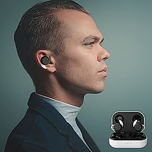 Charella Running Headphones Wireless Earbuds with Earhooks ​Over Ear Sport Headphones Sweatproof Earphones Workout Jogging Gym QW3