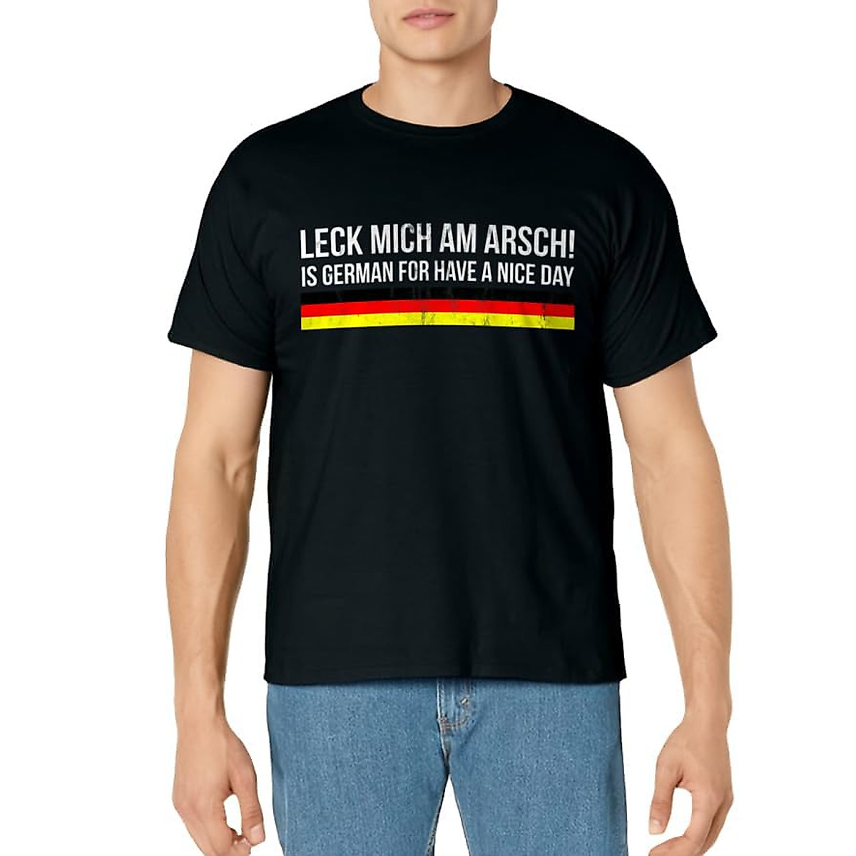Leck mich am Arsch! - Gift for German, German USA T-Shirt