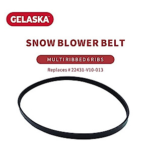 GELASKA HS520 Paddles 06720-V10-030 Snow Blower Paddles with 76322-V10-020 Scraper, 22431-V10-013 Belt for HS520A, HS520AA, HS520AS, HS520ASA, HS720, HS720AA, HS720AMA, HS720ASA Snowblowers