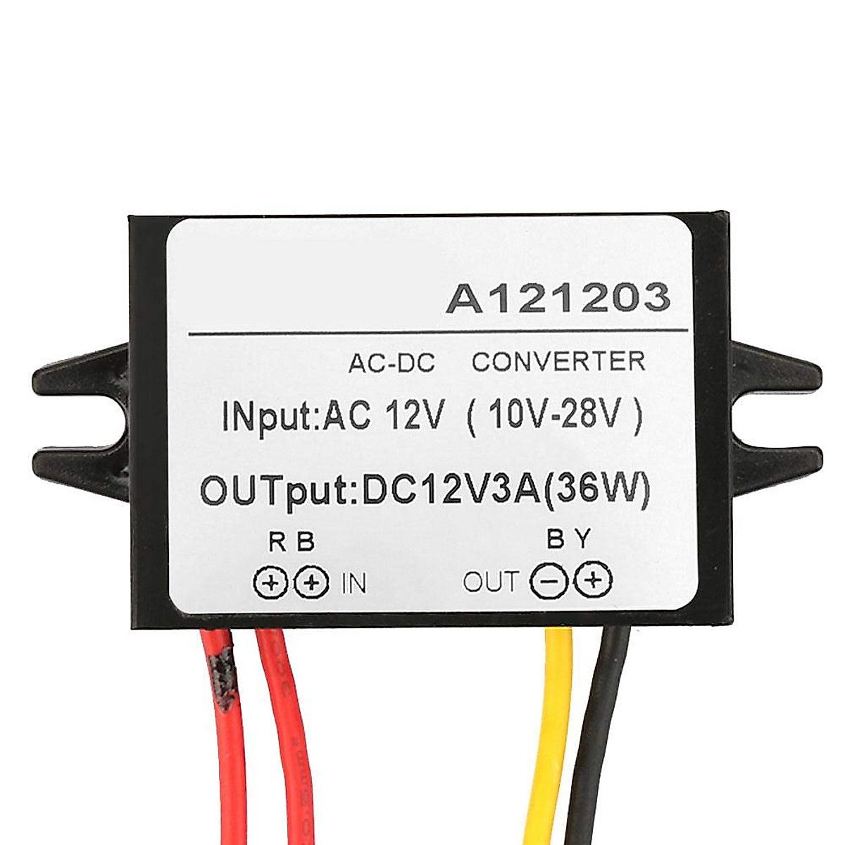 Step Down Power Supply, Car Voltage Regulator, AC 10-28V to DC 12V Converter AC-DC Power Supply Module(3A)