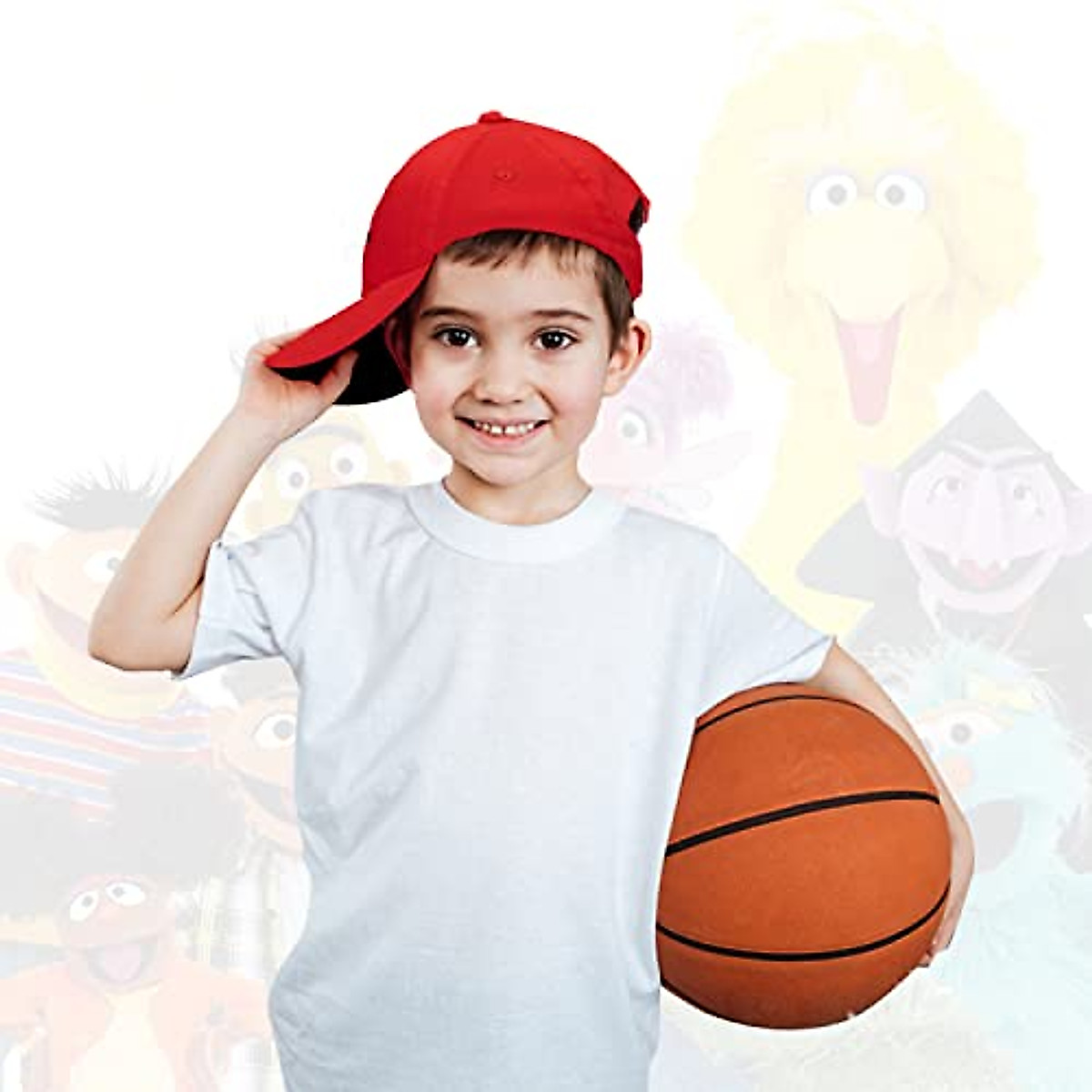 Elmo Toddler Hat for Boys, Sesame Street Toddler Baseball Cap, Sesame Street Toddler Baseball Hat with Elmo