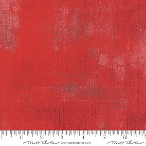 Moda Fabrics Basic Grey Grunge Basics Cherry Red