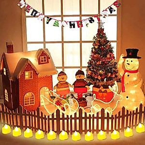 AUSAYE Valentines Decor 1000 Pieces Artificial Rose Petals with 24Pcs Heart Shaped LED Candles Flameless Romantic Love LED Tea Lights for Night Light Valentine's Day Anniversary Wedding Table Decor