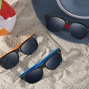 PREXTEX 25-Pack Kids Sunglasses Bulk - Neon Sunglasses - Bulk Sunglasses for Kids - Perfect Kids Party Favors for Summer, Beach Party - Bulk Kids Summer Glasses for Kids and Adults