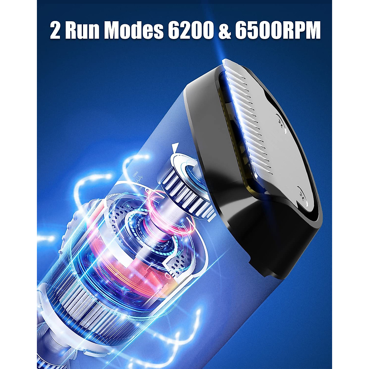 SEAGO Cordless Hair Clippers for Men, Rechargeable Electric Trimmer for Men with 16 Adjustable Settings, Professional Clippers for Hair Cutting Kit, SG-011