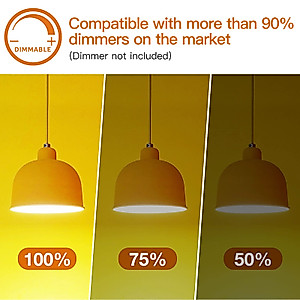 addlon LED Replacement Bulbs 2W S14 4 Pack Waterproof E26 Screw Base for Outdoor LED String Lights Shatterproof