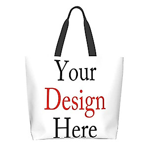 Custom tote bag Design Your Own Tote Bag Unisex Your Design Here Match With Daily Clothes Add Your Name Your Text Custom Tote Bag Custom Handbag