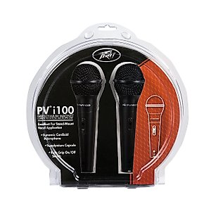Peavey Pvi 100 - 2-Pack Dynamic Cardiod Microphones