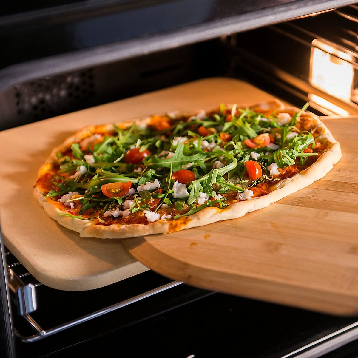 BergHOFF – Leo Cordierite Stone Pizza Board – Beige – 38cm