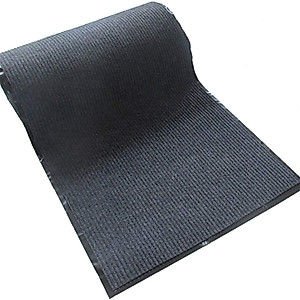 Commercial Grade Door Floor Mat 3' x 10'Heavy Duty Tough Entry Collection Slip Skid Entrance Mat with Rubber Backing and Easy to Clean Indoor Outdoor Rug Grey