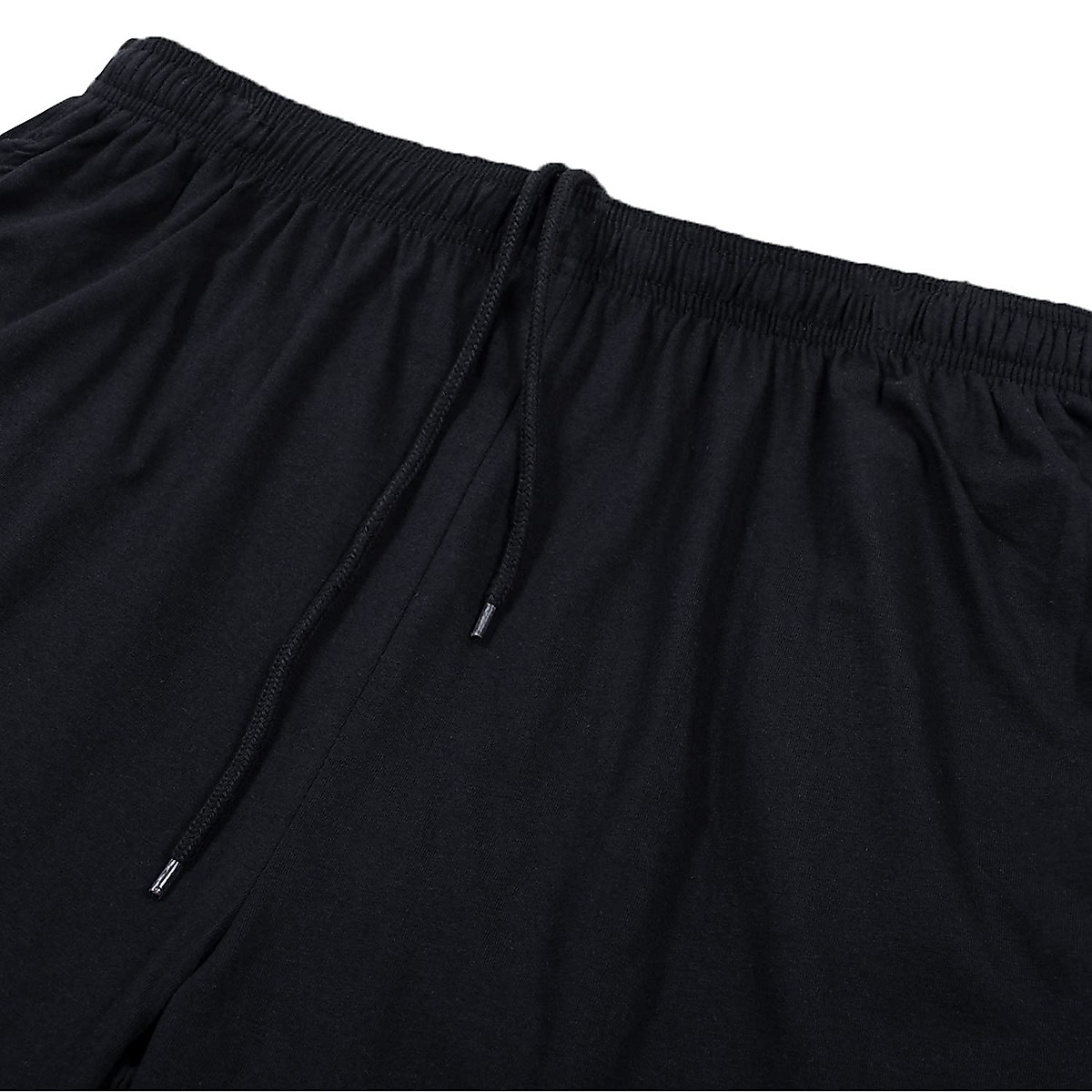 Champion Shorts for Men Big and Tall – Athletic Mens Jersey Shorts with Pockets Black