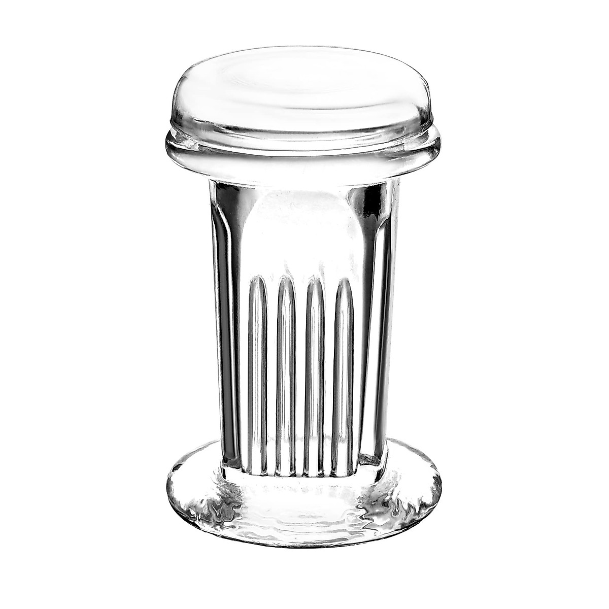 QWORK Coplin Staining Jar, 5 Slide Capacity 60 ml Glass Staining Tank