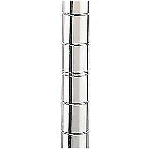 Commercial Chrome Wire Shelving Posts 96" - 4 Posts