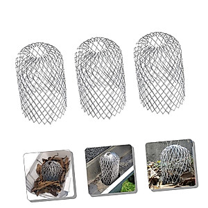 Uonlytech 6 Pcs Leaf Filter Gutter Extension Gutter Guards Gutter Downspout Expandable Gutter Guard Flexible Downspout Expandable Downspout Filter Strainer Aluminum Scalable Filter Material