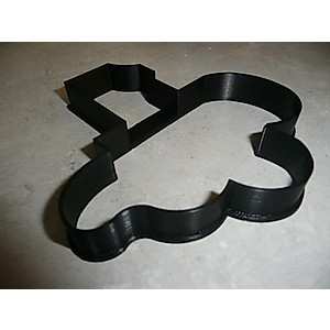 FANCY NUMBER ONE 1 WITH WORD OUTLINE BIRTHDAY ANNIVERSARY COOKIE CUTTER MADE IN USA PR3001