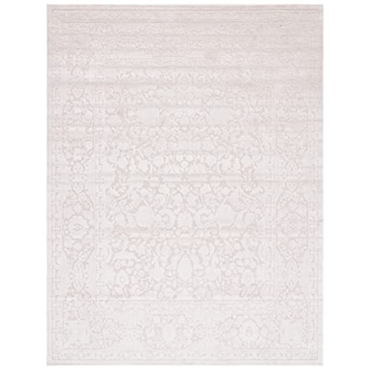 SAFAVIEH Reflection Collection 9' x 12' Cream / Ivory RFT667D Vintage Distressed Area Rug