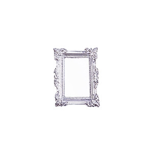 Birostiana 5pcs Miniature Dollhouse Accessories 1 12 Scale Miniatures Furniture Mirror Baroque Wall Mirror Mini Toys DIY Decor Ornament for Miniature Dollhouse Party Kit