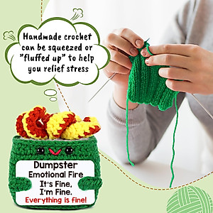 TuSuQing Gamer Gifts for Men Mini Positive Crochet Taco Boyfriend Teenage Boy Birthday Christmas Gifts Box Christmas Small Gifts for Women Birthday Gifts