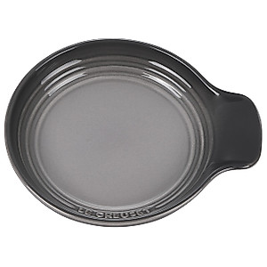 Le Creuset Signature Stoneware Spoon Rest, 6 Inches, Oyster