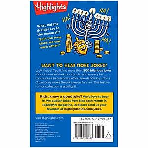 Best Kids' Hanukkah Jokes Ever!: Over 500 Hilarious Jokes for Hanukkah and Jewish Holidays, Fun-Filled Holiday-Th emed Joke Book for Kids 6-12 (Highlights Joke Books)