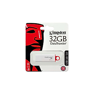 Kingston Digital 32GB Data Traveler 3.0 USB Flash Drive - Red (DTIG4/32GB )
