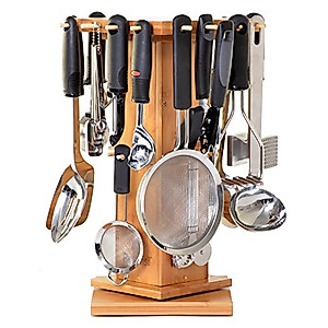 Rotensil Rotating Kitchen Utensil Organizer. Rotating Utensil Holder