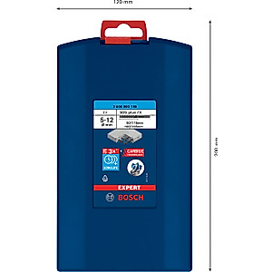 Bosch 7X Expert SDS plus-7X Hammer Drill Bit Set (for Soft Stone, Hard Stone, Ø 5-12 mm, Professional Accessory Rotary Hammer Drill)