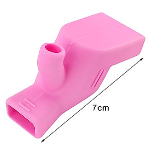 mogen886 Faucet Extender Baby Children Faucet Silicone Guide,Sink Splash-Proof Tooth Brushing Gargle Hand Washing Bathroom Kitchen Sink Faucet Accessories Blue