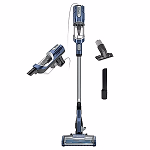 Shark HZ600 Ultralight Pet Pro Corded Stick Vacuum with PowerFins & Self-Cleaning Brushroll, Converts to Hand Vacuum, Pet Crevice & Upholstery Tools, Blue (Renewed)