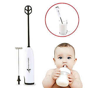 CABRYONE Formula mixer Superwhisk Handheld Milk Frother-Formula Maker Machine-Milk Frother Handheld Baby Formula Maker for Foam Making-Best Coffee with High Speed Milk Foamer for Hot and Cold Drinks.