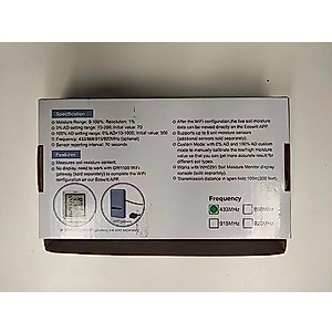 ECOWITT WH51 Soil Moisture Sensor Soil Humidity Tester - Accessory Only, Can Not Be Used Alone