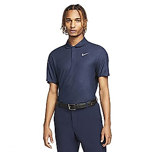 Nike Dri-FIT ADV Tiger Woods Men's Golf Polo (as1, Alpha, m, Regular, Regular, Thunder Blue/Obsidian/White)
