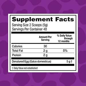 Lil Mixins Early Allergen Introduction Mix-ins, Hard Boiled Egg | Baby Stage 1-3, for Ages 4-12 Mo., 8.5 Oz Jar, 4 Month Supply