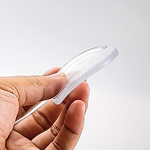 Qchengsan Ankle Gel Discs, Ankle Gel Pads for Boots, Skate Ankle Gel Discs Cushion Pads Ankle Protector Brace Skate Accessories for Ice Skating Hockey Riding Ski Ankle Protection