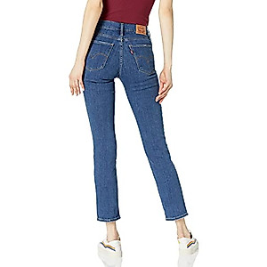 Levi's Women's 724 High Rise Straight Jeans, Chelsea Pier - Dark Indigo, 31 (US 12) R