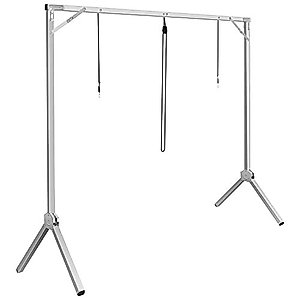 iPower GLJMPSFOLD4 4 Feet Foldable Grow Light Stand Rack for Seed Starting Plant Propagation (No LED Tube Included), 1 Pack,metal