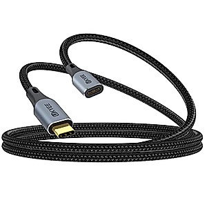 UKYEE USB C Extension Cable 3.3Ft (100W/10Gbps), Nylon Braided USB 3.1 Type C Male to Female Extension Fast Charging Compatible with USB C Hub, Laptop, Tablet and Mobile Phone, Nintendo Switch