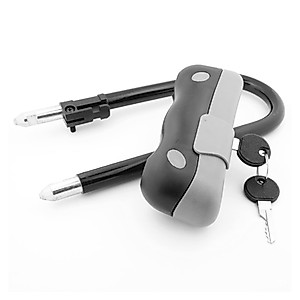 Wideskall 2 Packs Heavy Duty 14mm U Bar Bike Lock Anti-Theft Bicycle U Lock with Mount Bracket & 2 Keys