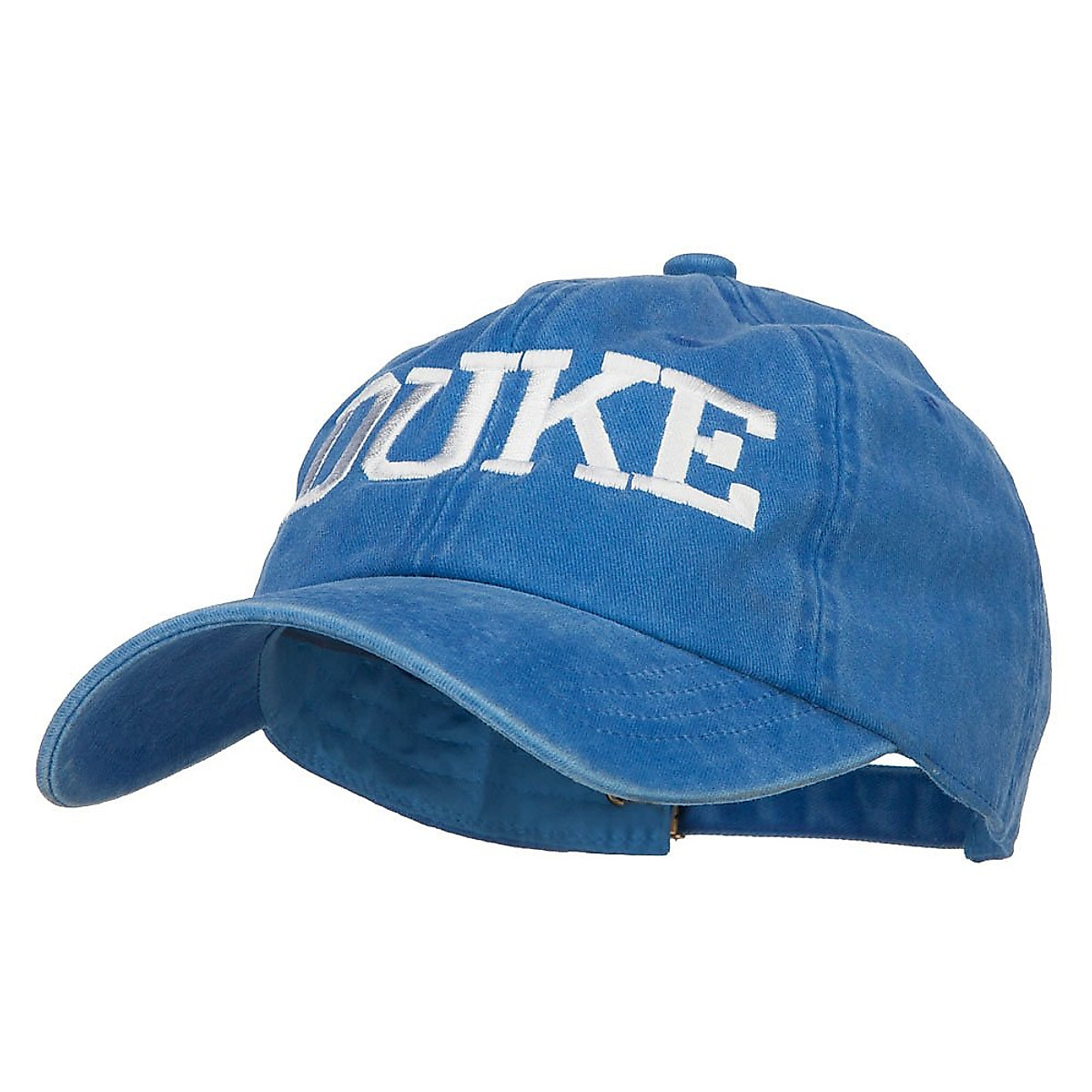 Duke Halloween Character Embroidered Dyed Unstructured Cap - Royal OSFM