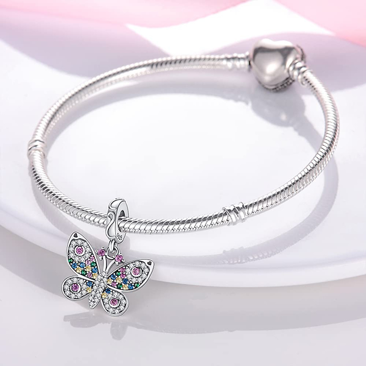 Pandach Animal Charm Bead fits Charms Bracelets for Woman-925 Sterling Silver Dangle Pendant Bead,Jewelry Beads Gifts for Women Bracelet&Necklace