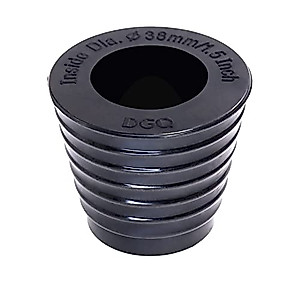 DGQ Patio Umbrella Cone Umbrella Wedge Plug for Patio Table Hole Opening 2-2.5 Inch (Black)