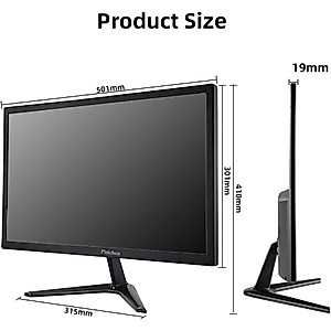 22 Inch 1080P Thin LED Monitor with HDMI VGA Built in Speaker Compatible with CCTV Security DVR NVR