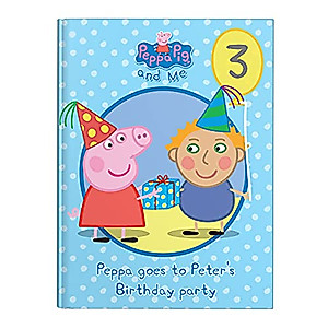 Peppa Pig Personalized Book: Your Peppa Pig Birthday Party (Blue) (Large Softback)