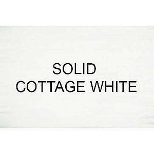 Pine Shelf with pegs - 4' Long (Solid Cottage White)