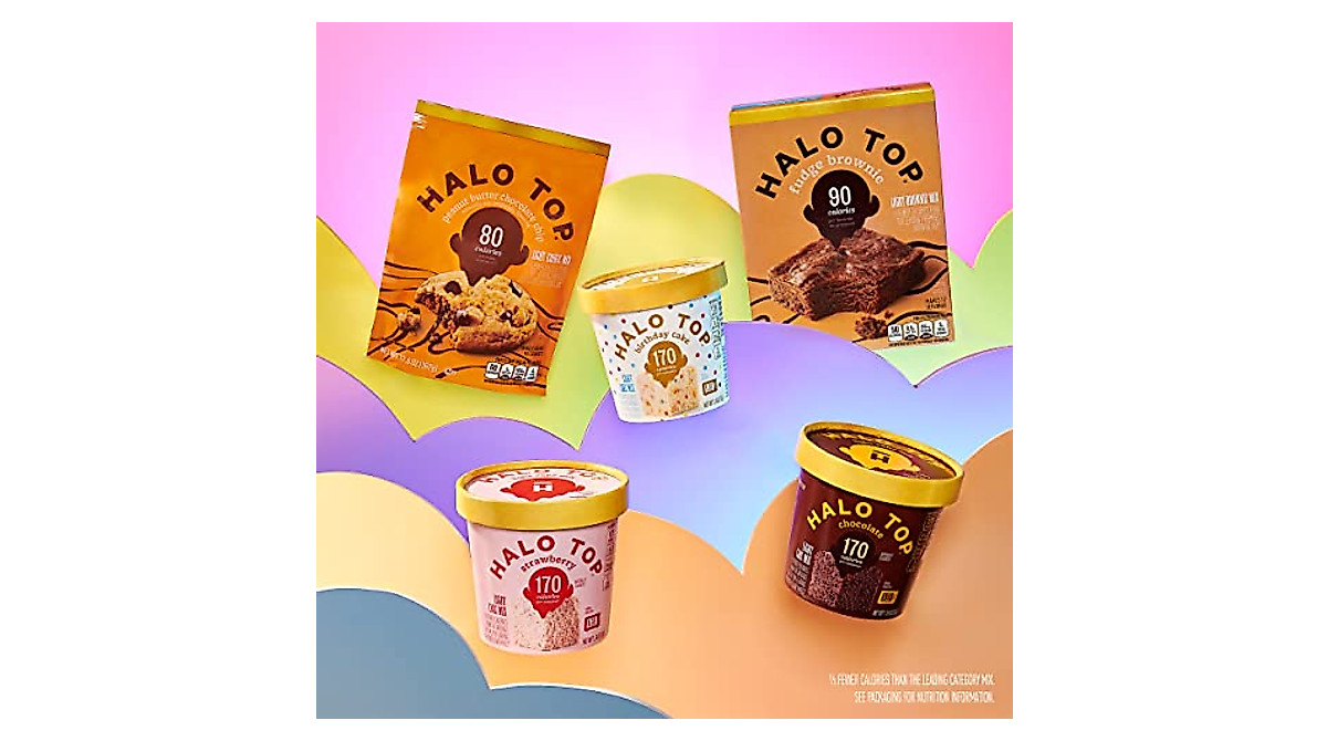 Halo Top Peanut Butter Chocolate Chip Light Cookie Mix - Easy, Low-Cal ...