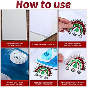 Dilunave 60 Sheets Christmas Iron on Transfers Santa Claus Patches Stickers Washable Heat Appliques Thermal Transfer Stickers for Shirt Cloth DIY Crafts Party Favors(Truck)