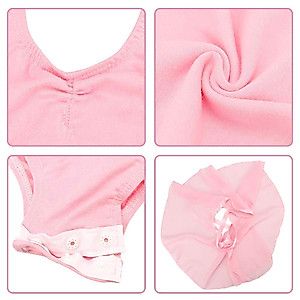 BARWA American 18 inch Doll Me Doll Matching Outfits Clothes 4 PCS Ballet Ballerina Outfits Dance Dress Costume for Girls and 18 inch Dolls (140cm)