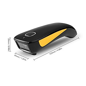 Small Barcode Scanner, 1D 2D QR Barcode Scanner Offline Storage for Pharmacy
