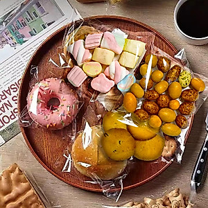 Cookie Bags for Gift Giving, 200PCS 4x4 Inches Self Sealing Cellophane Bags, Clear Resealable Cellophane Bags Self Adhesive Individual Christmas Cookie Bags for Packaging Candy,Treat,Snacks and Favors